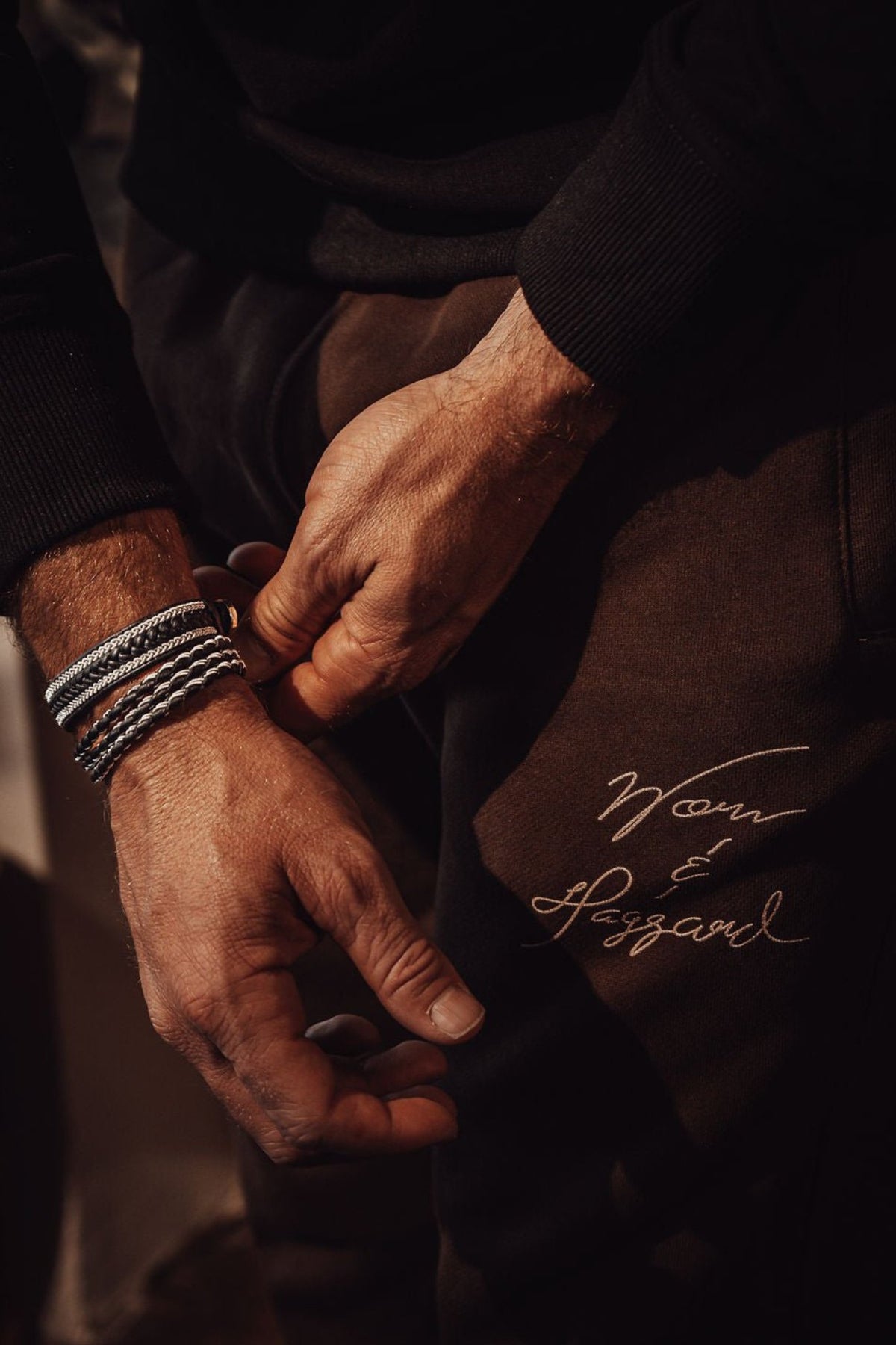 Moonrise Leather Bracelet & Worn & Haggard