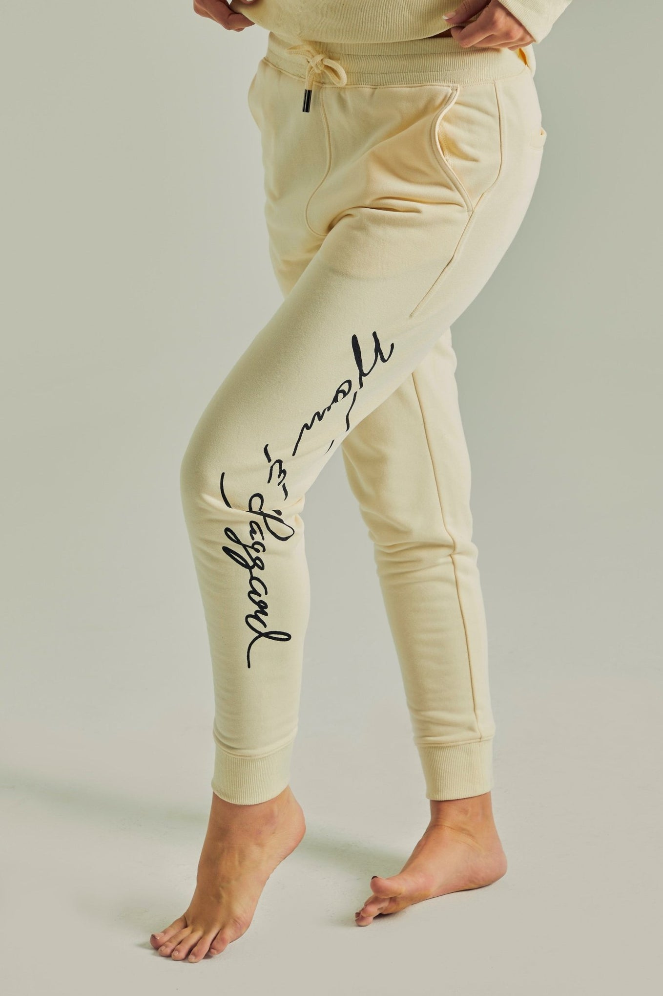 Signature Ivory Sweatpants & Worn & Haggard