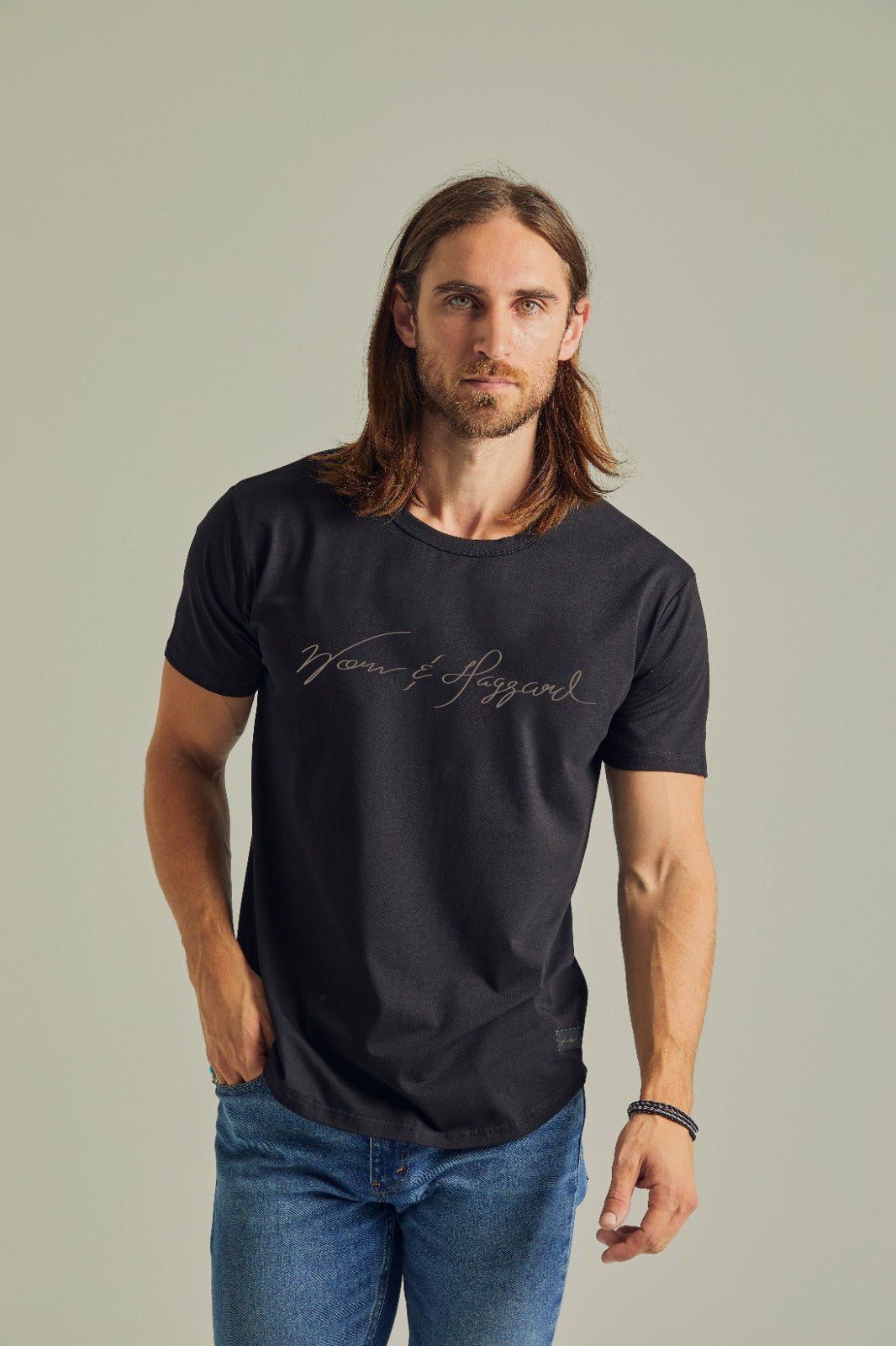 Signature Midnight Black T-Shirt & Worn & Haggard