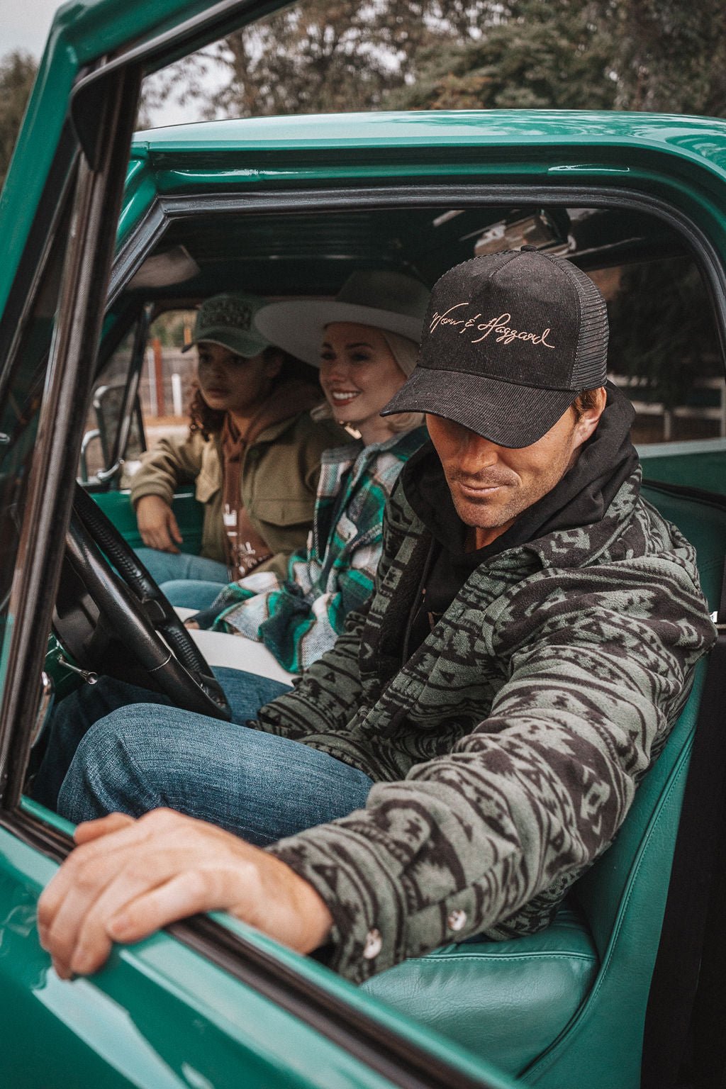 Signature Midnight Black Trucker Hat & Worn & Haggard